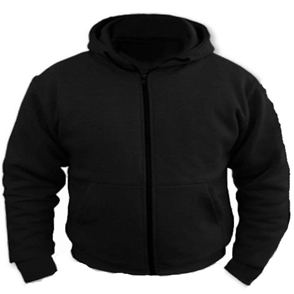 Motorbike Motorcycle Fleece Removable Armour Protective Lined Hoodie ...