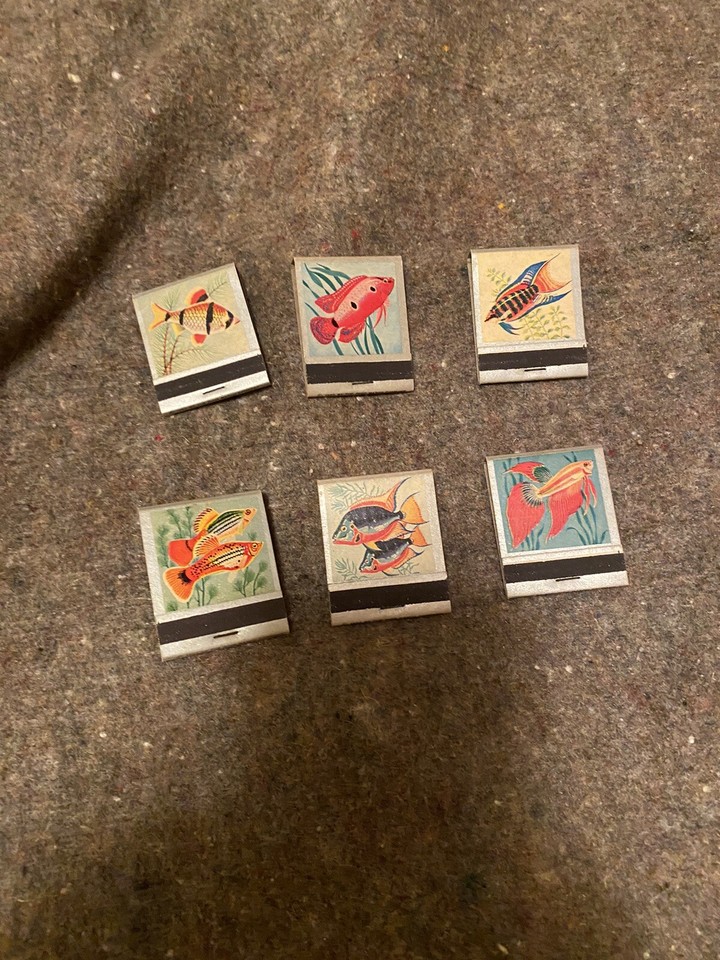 Matchbooks Fish 1955 Set | eBay