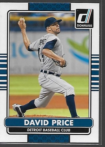 2015 Panini Donruss Baseball Card #90 David Price | eBay