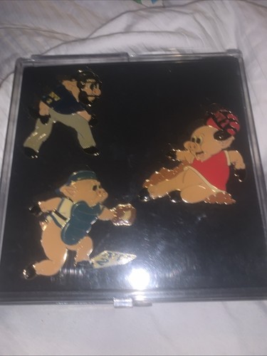 Wilson Trophy 3 Little Pigs Baseball Softball Pins Buttons | eBay