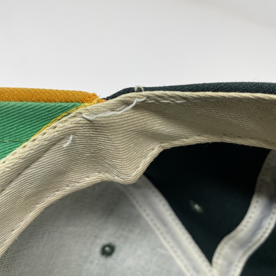 Vintage Athletics Hat A's Snapback Contrast Stitching Made In USA 80s ...