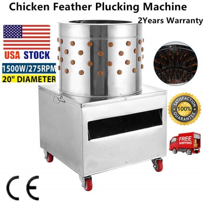 Stainless Steel Turkey Chicken Plucker Plucking Machine Poultry De ...
