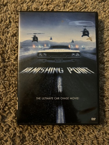 Vanishing Point DVD Barry Newman Dean Jagger The Ultimate Car Chase ...