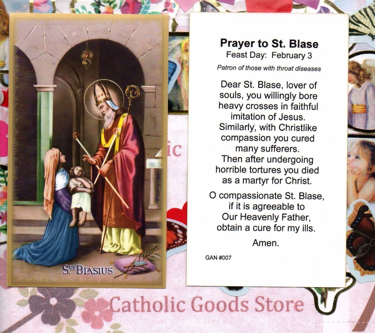 Saint Blaise Prayer