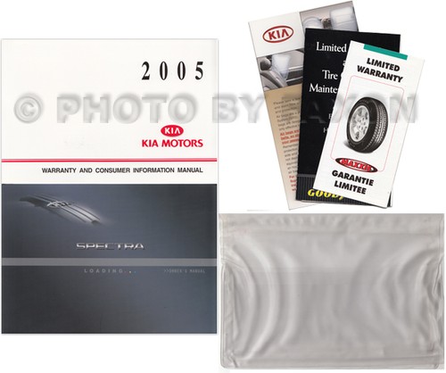 NEW 2005 Kia Spectra Owners Manual Owner Guide Book Original OEM with ...