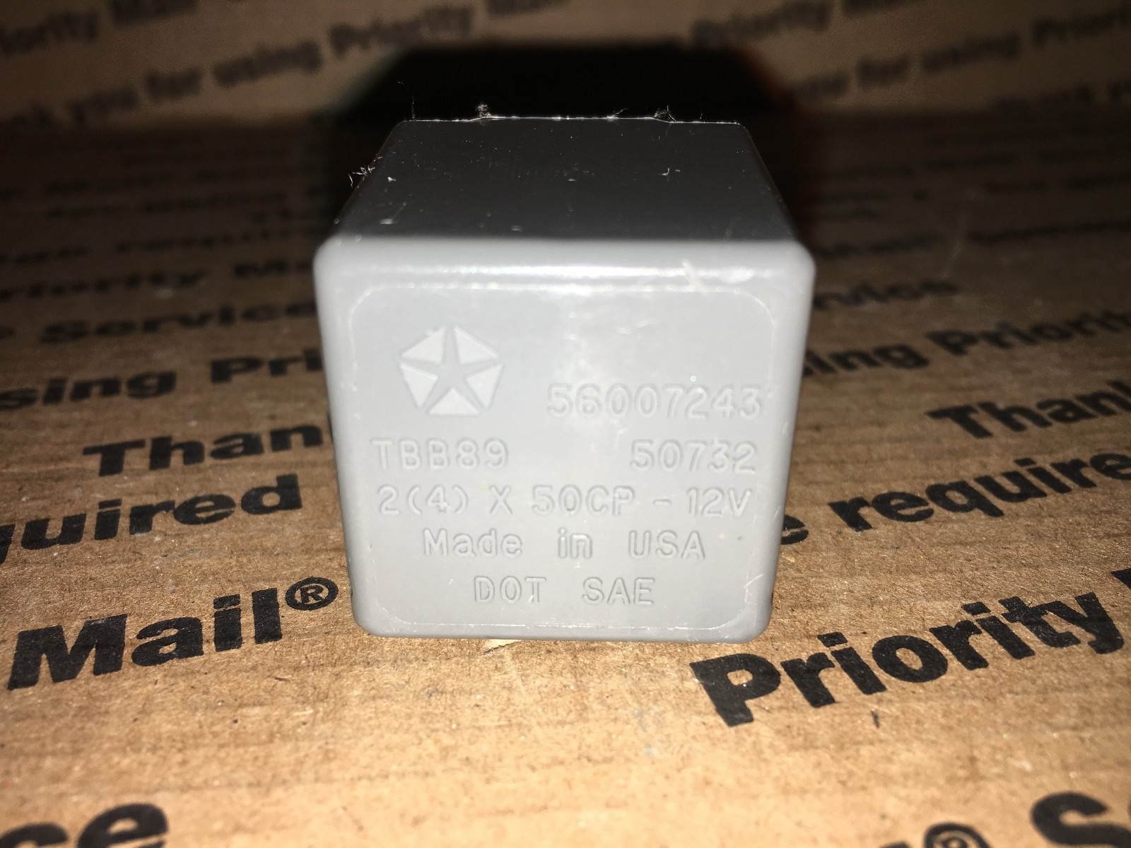 OEM Jeep Turn Signal Flasher Gray Relay 56007243 for sale online | eBay