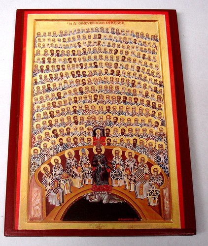 Icon the first ecumenical Council Icone Icono Icona Ikona Icons ИКОНА ...