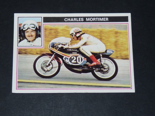 #13 CHARLES MORTIMER ANGLETERRE GP PILOTE PANINI SUPER MOTO 1975 | eBay