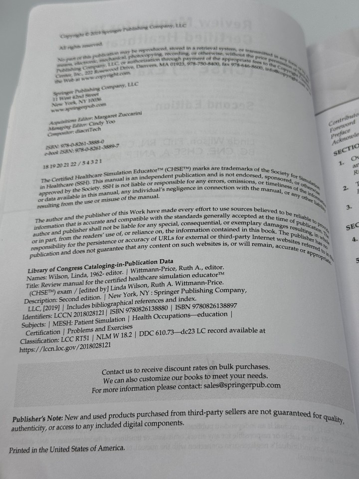 Review Manual for the Certified Healthcare Simulation Educator Exam ...