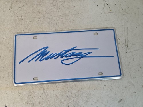 Vintage NOS Ford Motorsport Mustang Novelty Vanity License Plate M-1828 ...