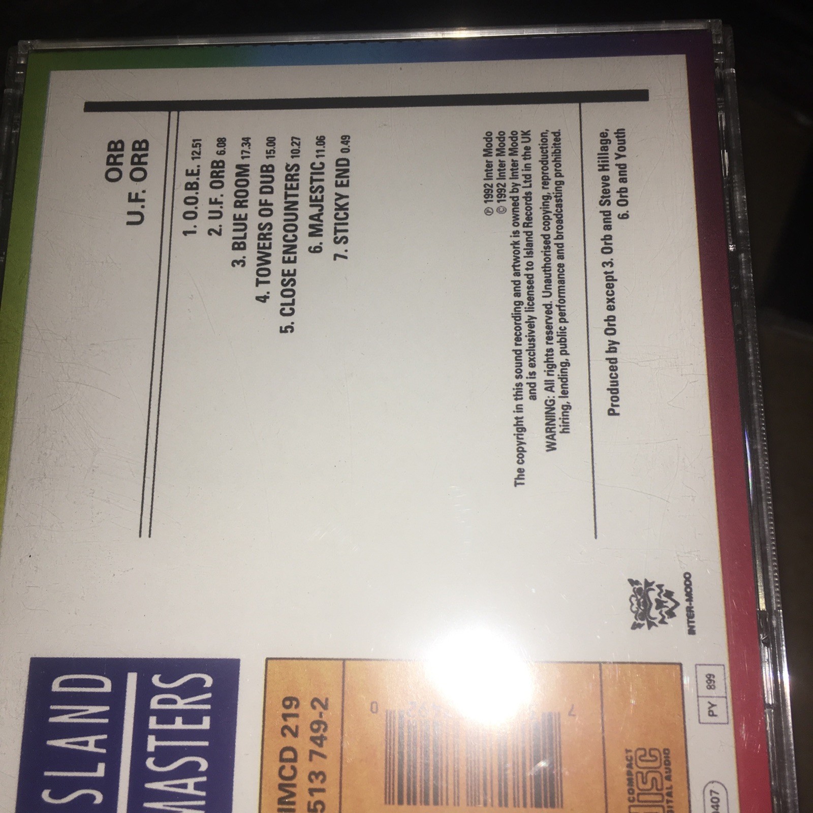 Uf Orb by The Orb (CD, 1992) for sale online | eBay