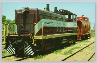 ACL SW-7 Locomotive 648 Florida Gulf Coast Railroad Museum Tampa ...