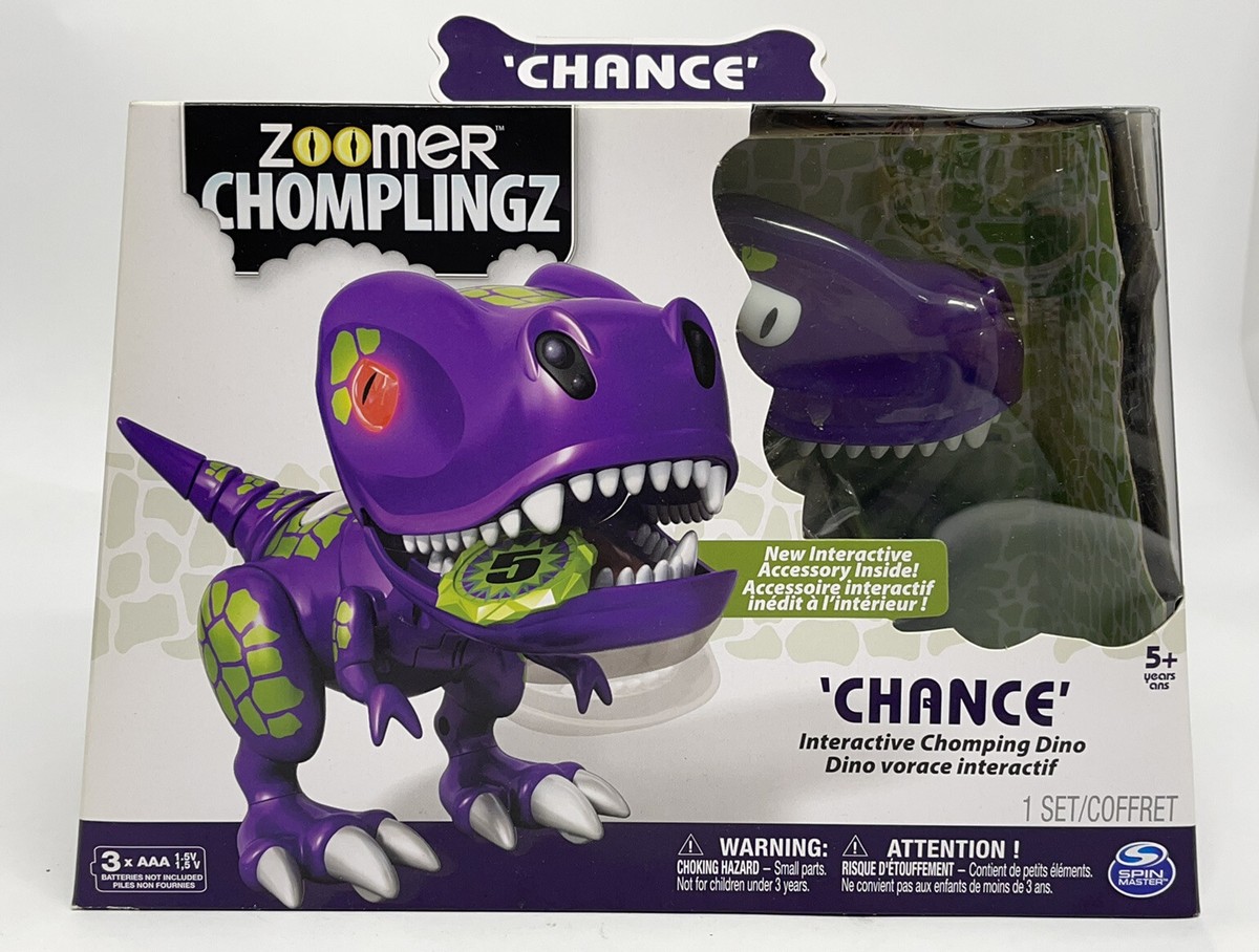 Zoomer Dino Purple New Zoomer Dino Remote Control "Sparky" Purple