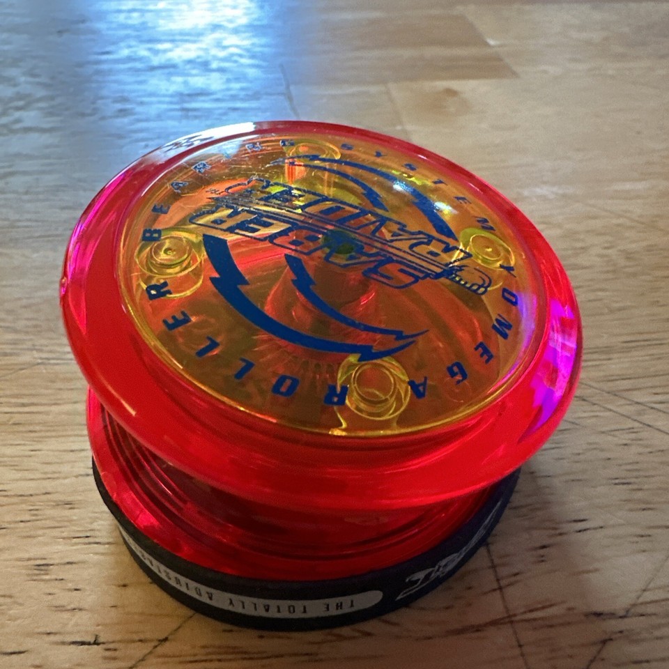 Yomega Vintage Saber Raider Yo-Yo Collectible In Rare Neon Matt Rose | eBay