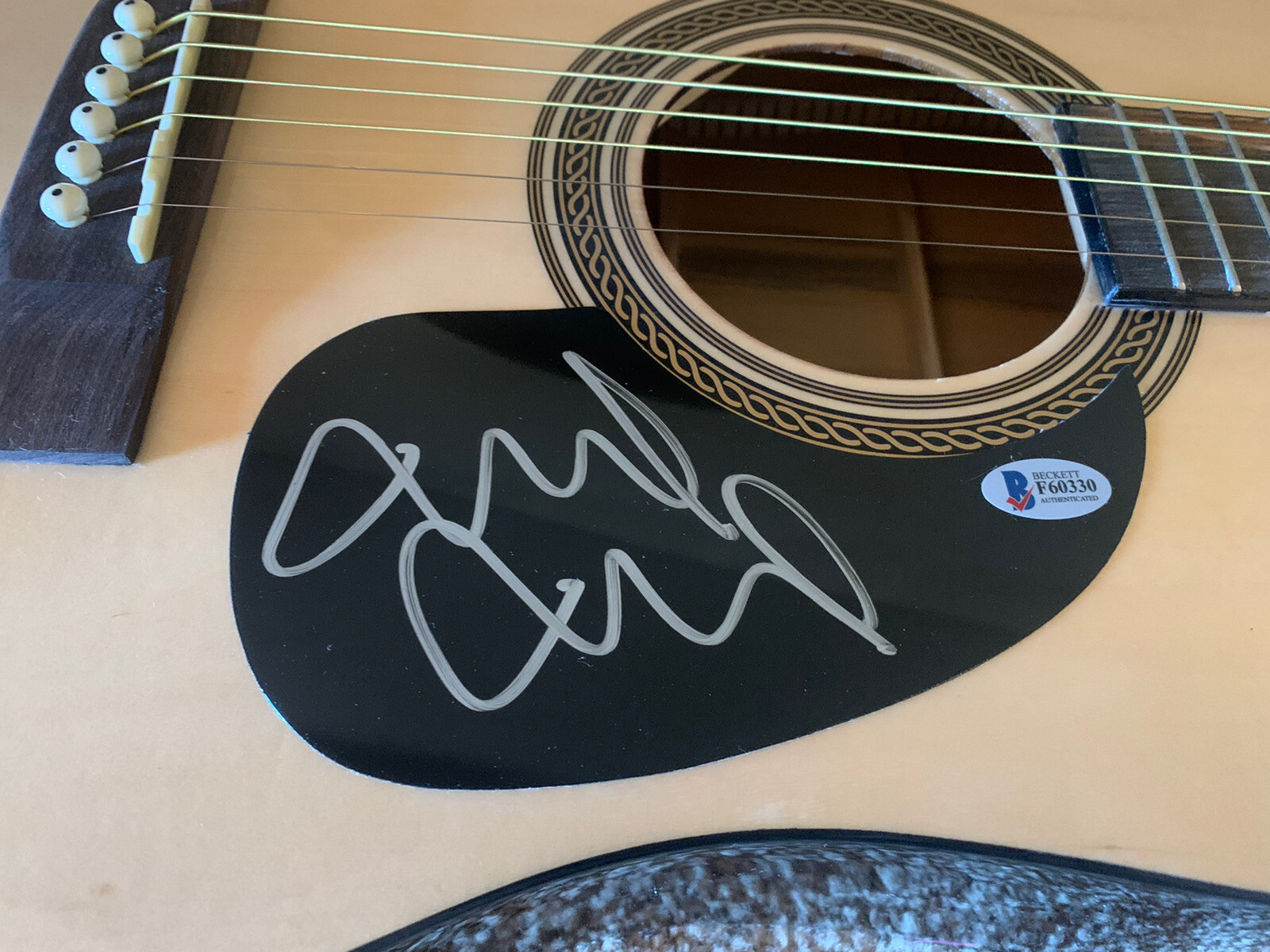 Mike McCready Pearl Jam Signed Autographed Acoustic Guitar Beckett ...