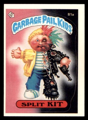 1985 Topps Garbage Pail Kids GPK Series 2 A #81a Split Kit EX/MT | eBay UK