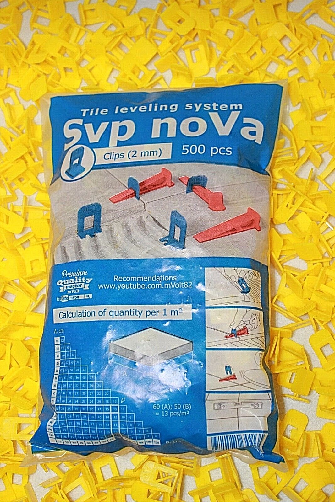 Fliesen Nivelliersystem, Verlegehilfe Laschen ( 1mm -1,5mm- 2mm ) "Svp ...