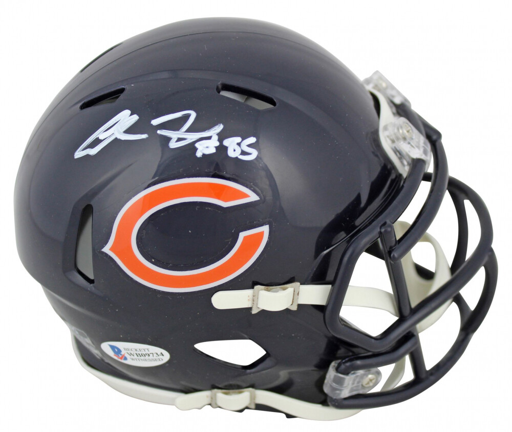 Cole Kmet Signed Chicago Bears Mini Helmet (Beckett COA) 1st Rd Pick ...