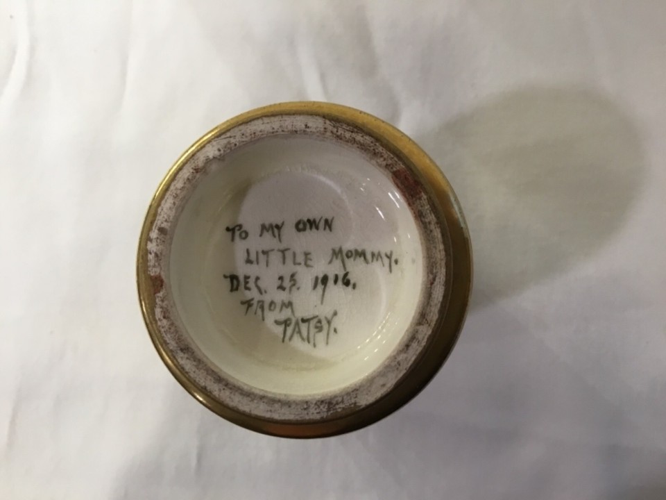 Antique hand painted porcelain perfume bottle by Patsy Newhouse | eBay