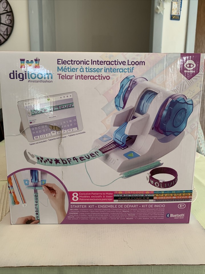Wowwee digiloom Electronic Interactive Loom Starter Kit Create & Weave ...