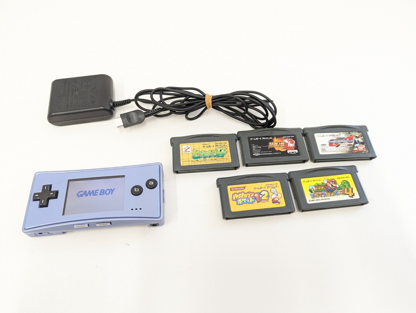 C604 Ship Free Nintendo Gameboy micro console Blue color game Japan x ...