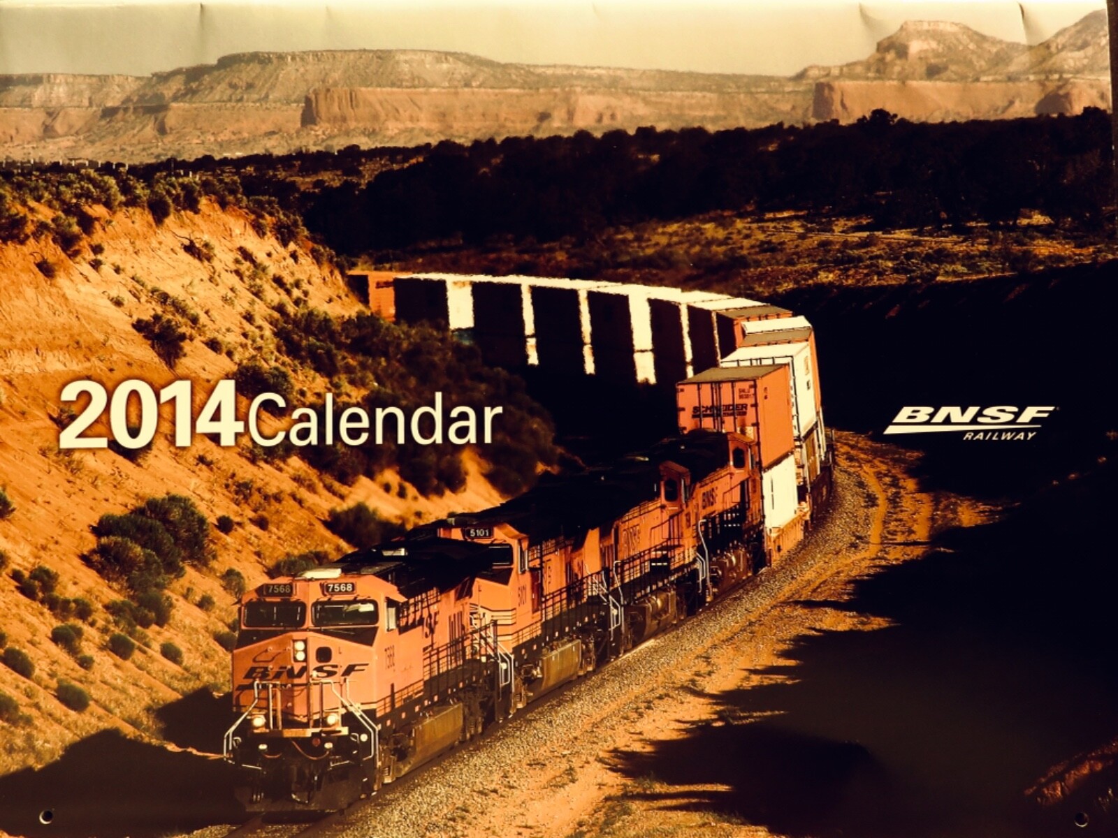 Burlington Northern Santa Fe Calendar (BNSF) | eBay
