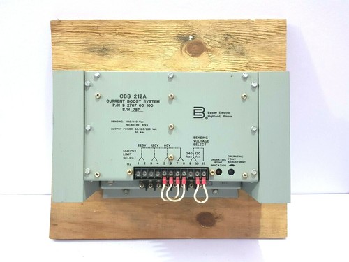 BASLER ELECTRIC CBS 212A CURRENT BOOST SYSTEM 9 2707 00 100 | eBay ...