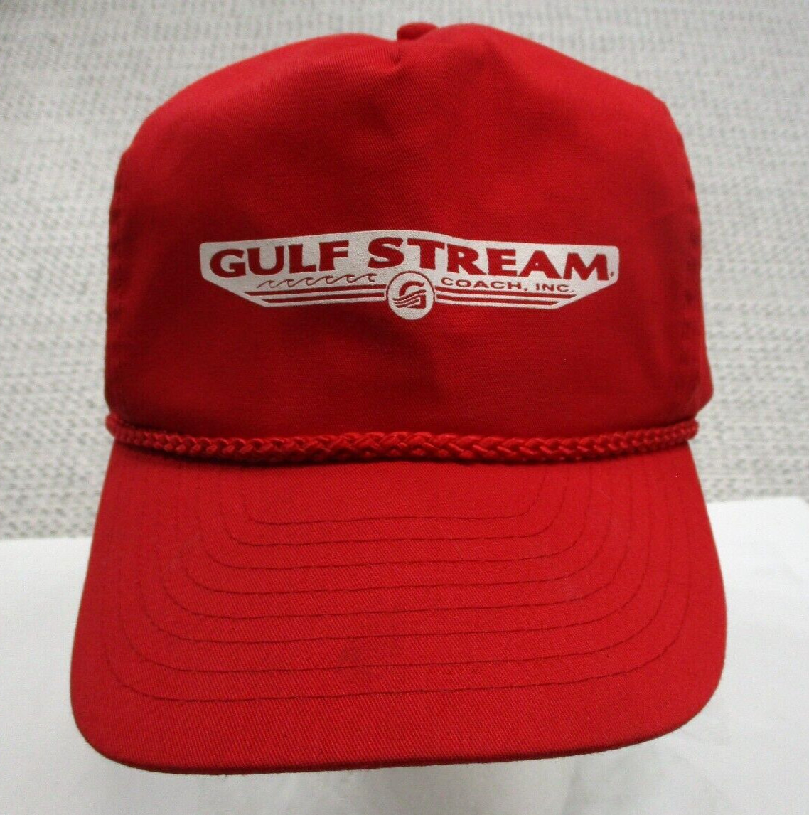 Vintage Gulf Stream Coach RV Logo Hat Rope Trucker Sn… - Gem