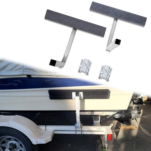 Boat Trailer 2' Side Guide On Bunk Board Carpeted Kit with Hardwares | eBay