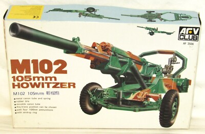 AFV Club #AF 3506 M102 105mm Howitzer 1:35 Scale - Sealed Parts - NOS ...
