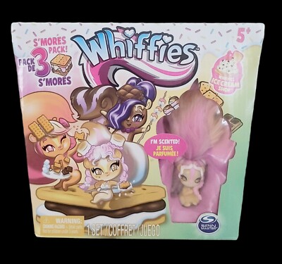 WHIFFIES Ice Cream Shop S'mores 3 Pack SCENTED (Gabby, Marni, Carly ...