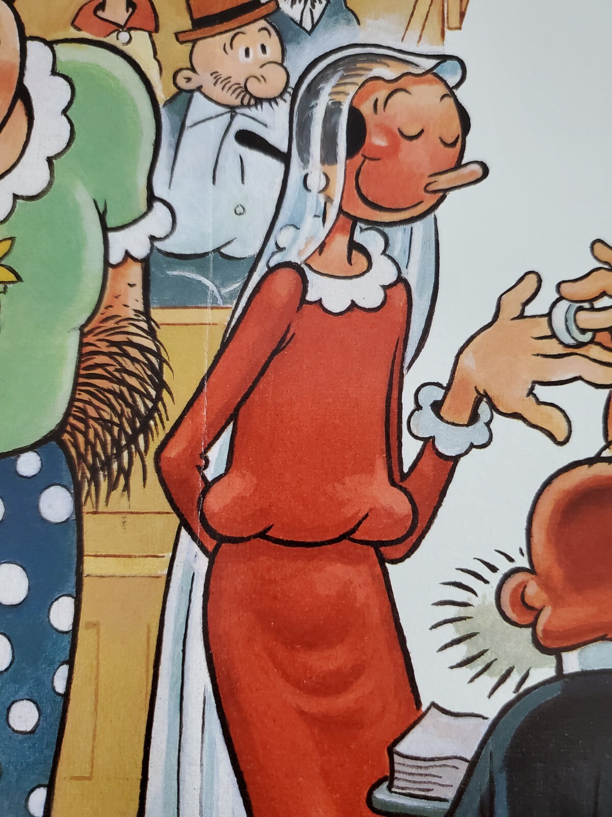 "Popeye's Wedding" 1987 signed Will Elder Print, 22" x 28" Limited ...