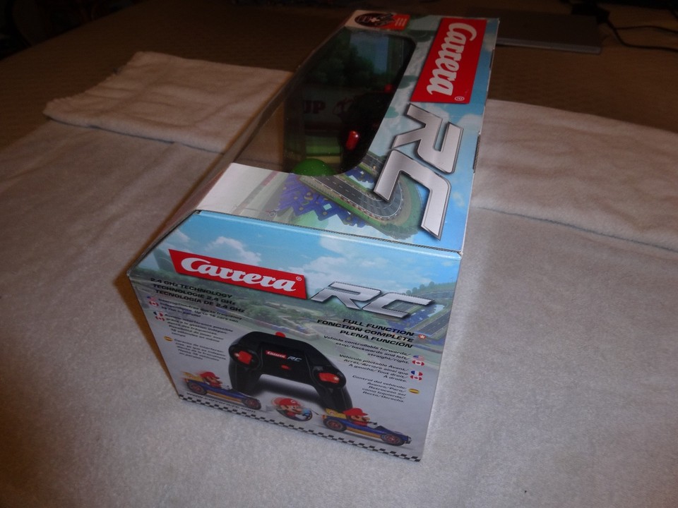 MARIO KART CARRERA RC REMOTE CONTROL CAR KART MARIO BROTHERS LUIGI NEW ...
