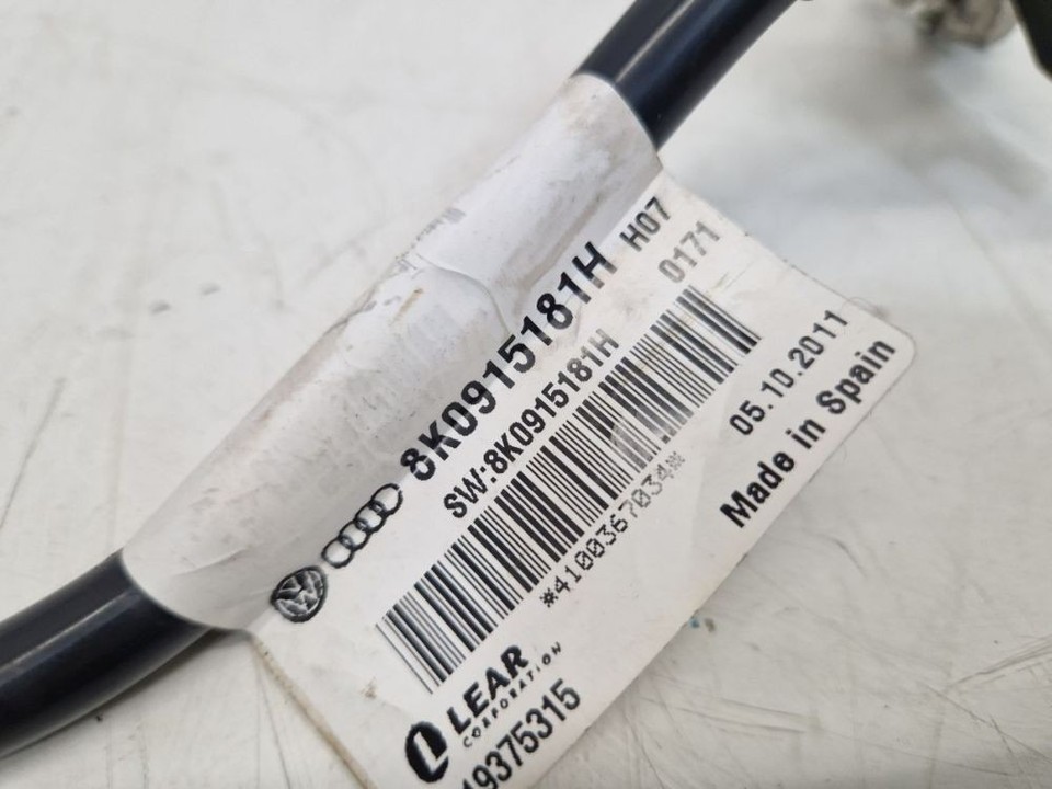 Battery Negative Cable Fits For AUDI A1 (8X1, 8XK) 1.4 TFSI 8K0915181H ...