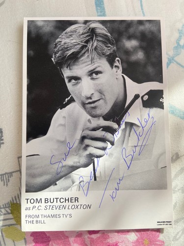 Tom Butcher signed The Bill cast card | eBay UK
