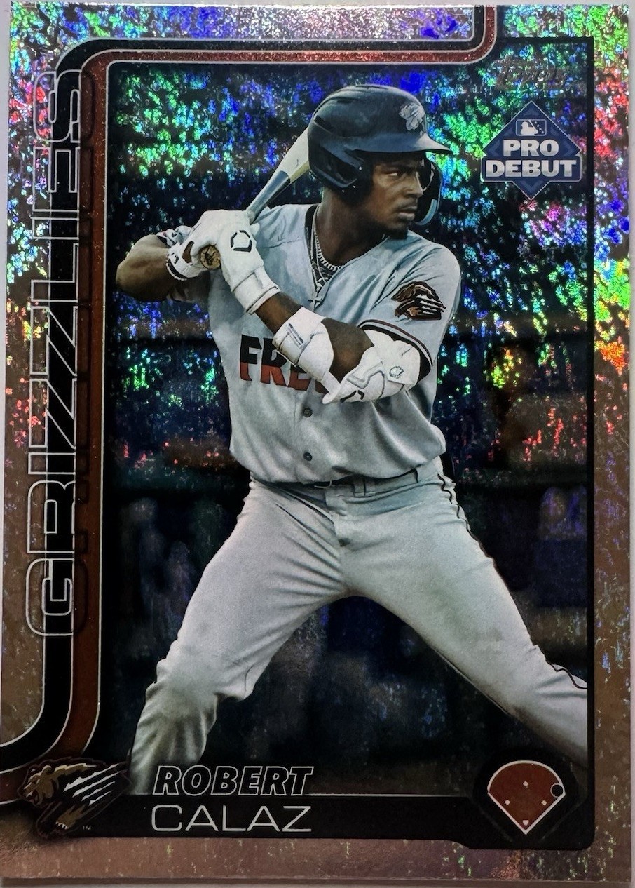 2025 Topps Pro Debut - Robert Calaz #PD-77 Sparkle Foil /175 (RC) for ...