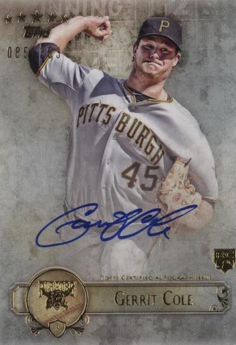 2013 Topps Five Star - Retired and Active Player Autographs Gerrit Cole ...