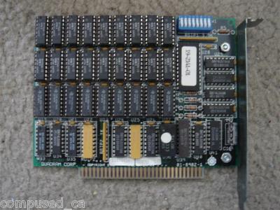 Quadram 8bit memory expansion card - vintage 8 bit 8086 Rare Old ...