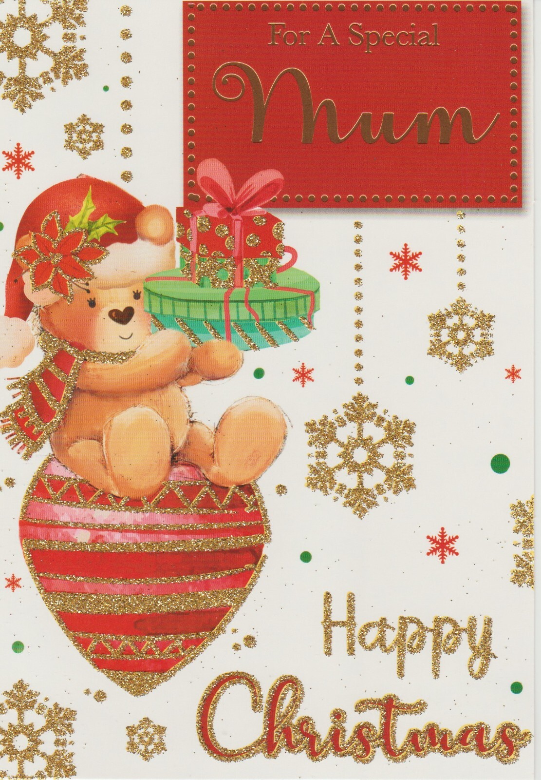 Mum Christmas Card ~ To A Wonderful Mum At Christmastime ~ Various ...