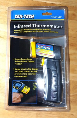 CEN-TECH Infrared Thermometer #96451 Measure Temperature of Engine ...