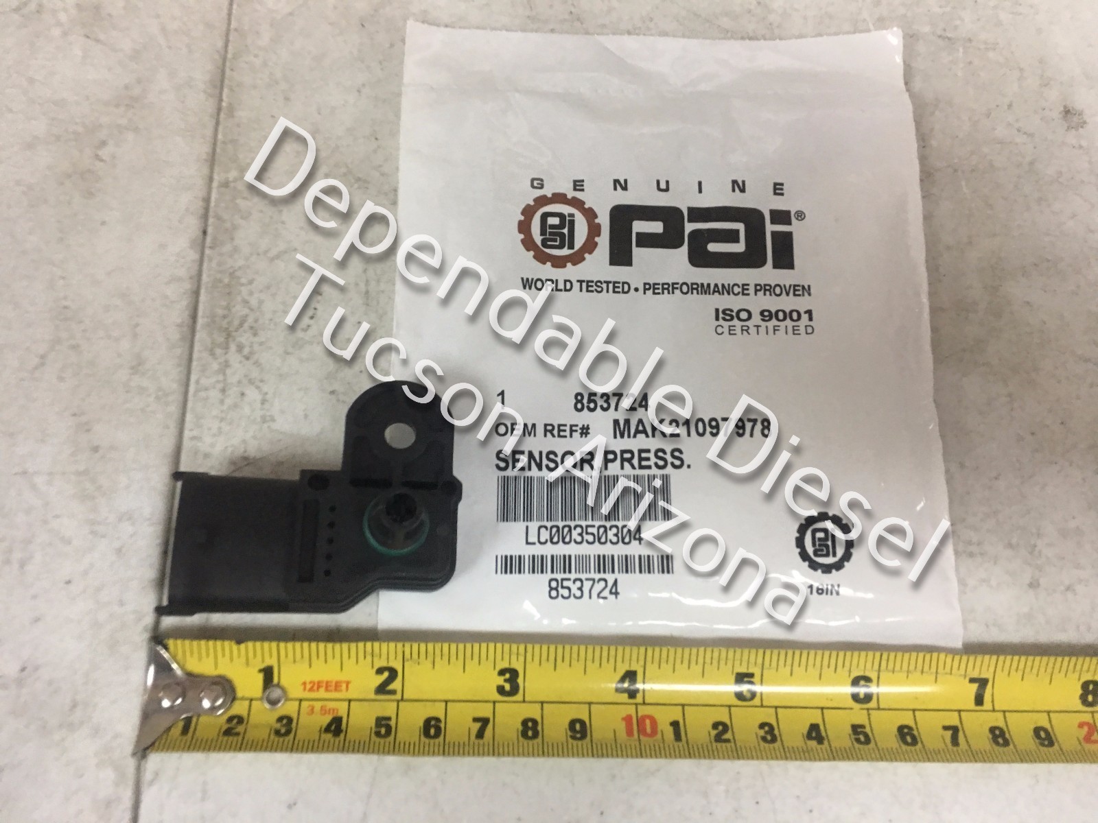 Boost Pressure Temp. Sensor for D11 & D13. PAI# 853724 Ref# Volvo Mack ...