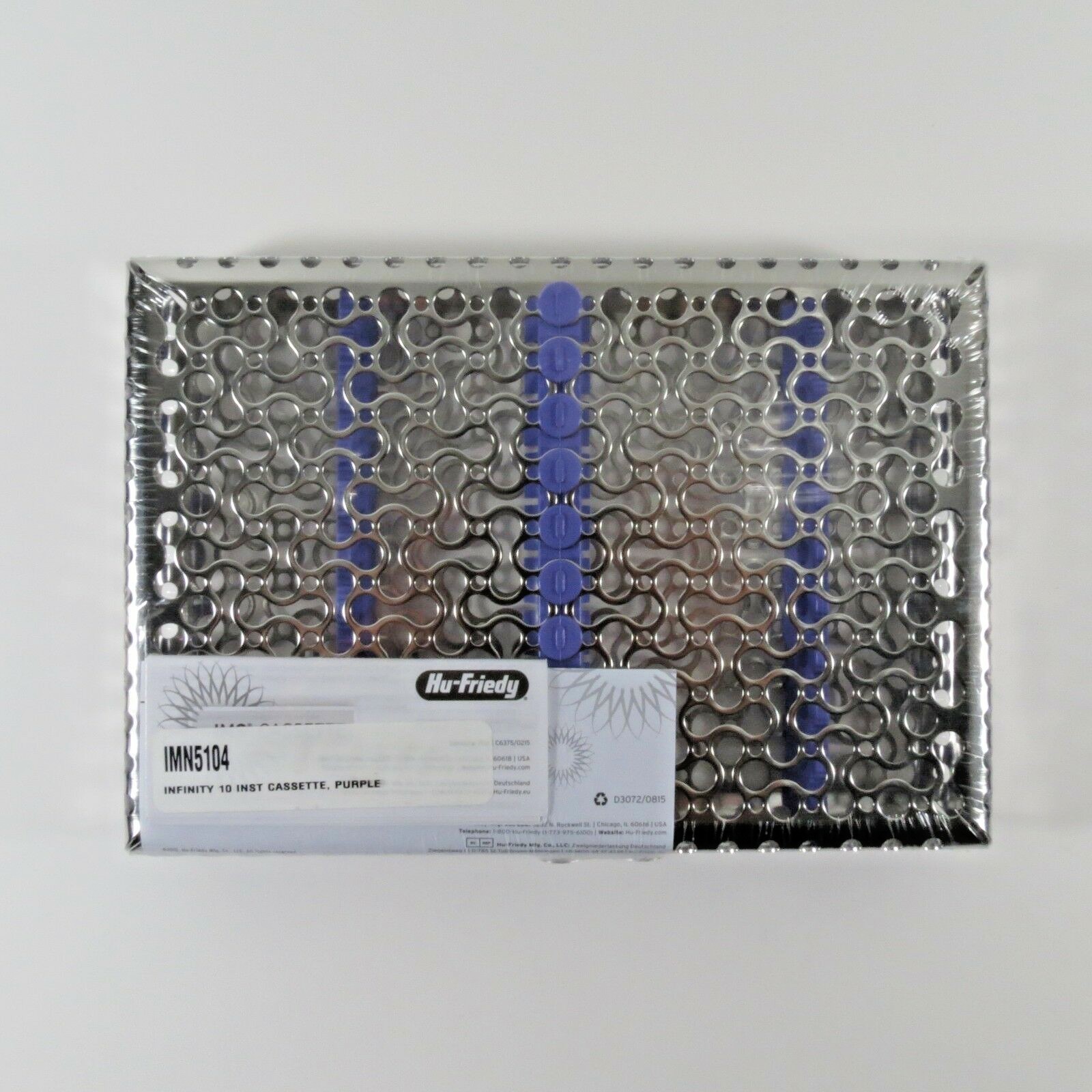 Small Infinity Series 10 Instrument Cassette Purple IMN5104 HU FRIEDY ...