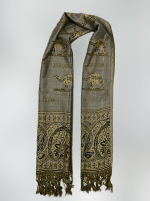 JERUSALEM scarf | Israeli scarf | Holy Land scarf , 100% pure cashmere ...