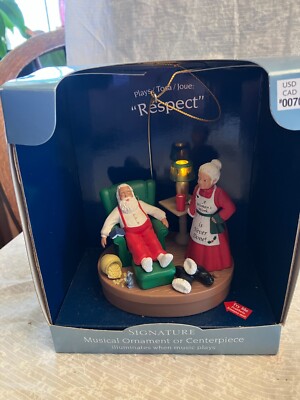 New. Santa's Best. Christmas Eve. Respect. Musical ornament or ...