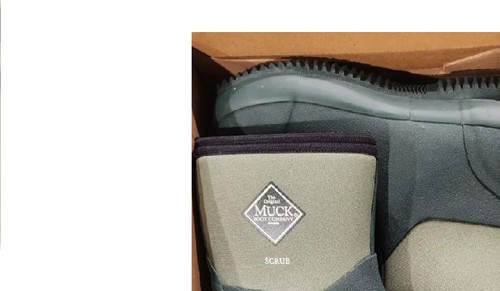 Muck Scrub Boots Garden Green Women 4 to 4.5 100% Waterproof 8" NOS | eBay