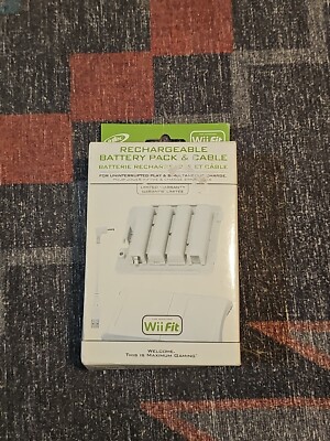 Intec Nintendo Wii Fit Rechargable Battery Pack and Cable For Nintendo ...