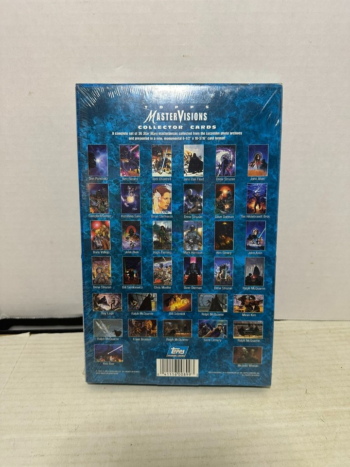 1995 Topps STAR WARS Master Visions Collector Art Cards Premiere ...