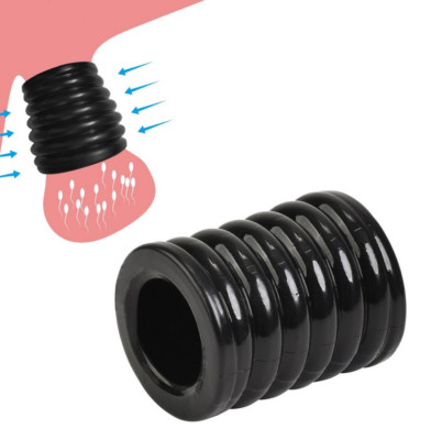 Silicone Ball Scrotum Stretcher Enhancer Squeeze Testicle Ring Delay ...