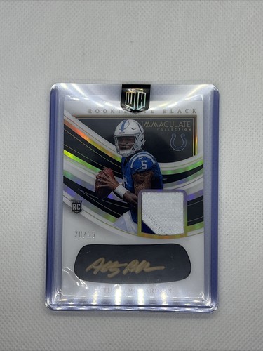 2023 Panini Immaculate Anthony Richardson Rookie Eye Black RPA 20/25 ...