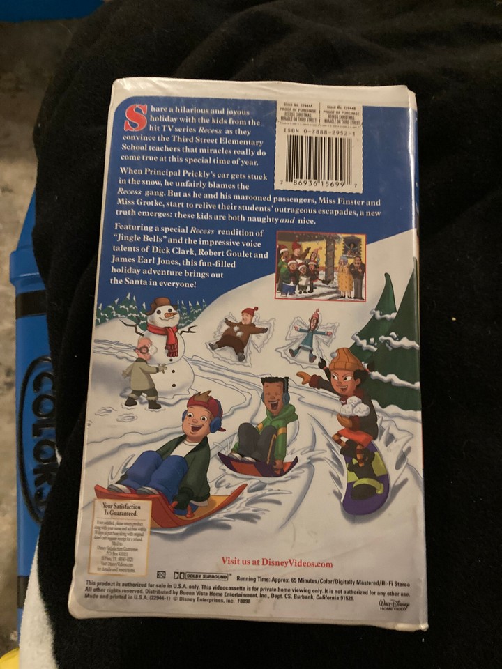 Recess Christmas: Miracle on Third Street (VHS, 2001) 786936156997 | eBay